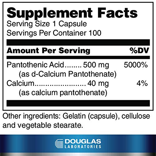 Vitamin B5 for energy production