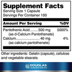 Vitamin B5 for energy production