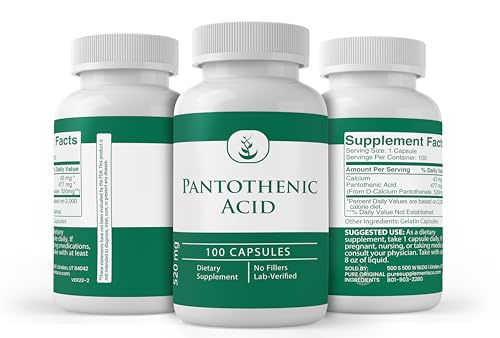 Vitamin B5 for energy support