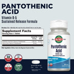 Vitamin B5 for energy support