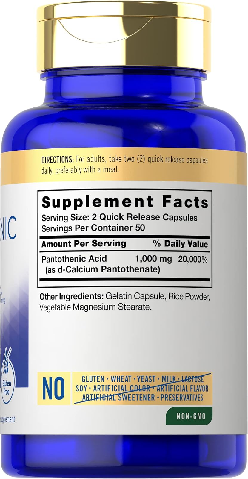 Vitamin B5 for energy support