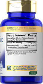 Vitamin B5 for energy support