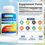 Vitamin B5 for energy support