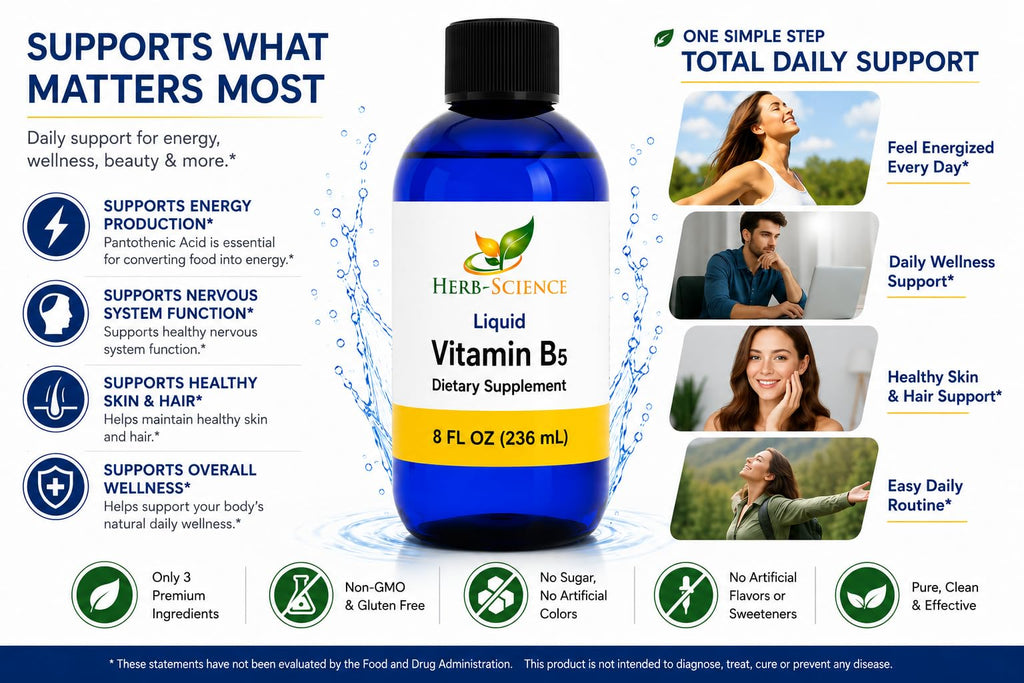 Vitamin B5 for healthy skin