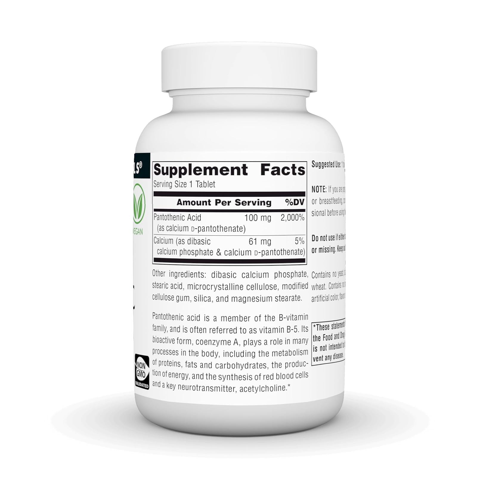 Vitamin B5 for stress relief