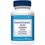 Vitamin B5 Pantothenic Acid capsules