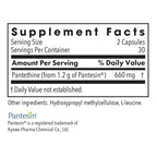 Vitamin B5 supplement for energy