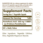 Vitamin B5 supplement for stress relief