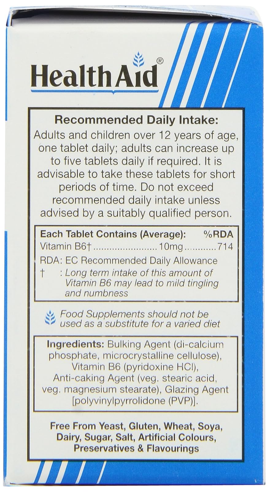 Vitamin B6 10 mg immune boost