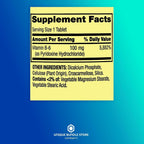 Vitamin B6 100 mg supports mood balance