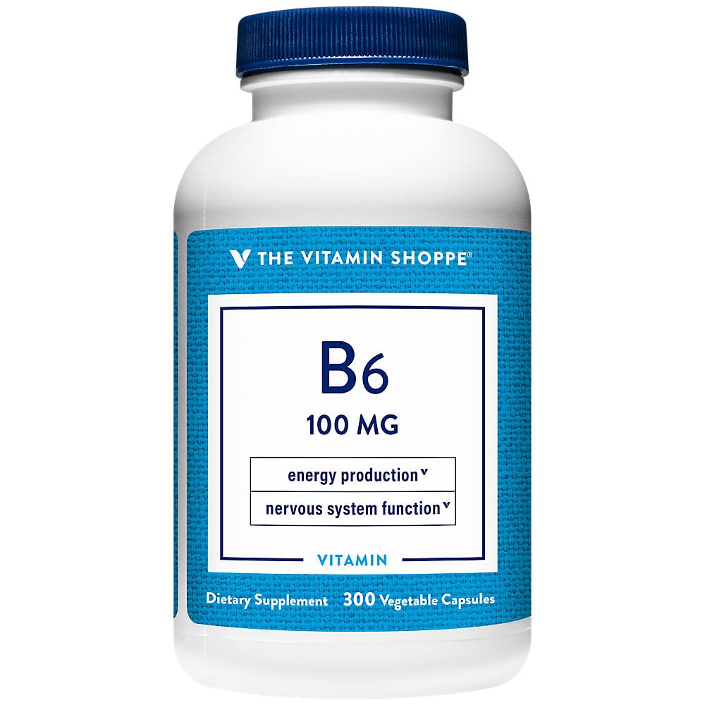 Vitamin B6 100 mg veggie capsules