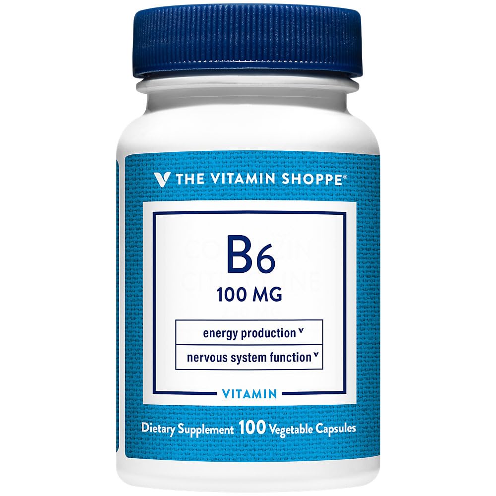 Vitamin B6 100 mg veggie capsules