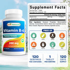 Vitamin B6 200 mg for energy