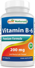 Vitamin B6 200 mg tablets