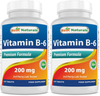 Vitamin B6 200 mg tablets