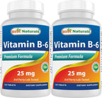 Vitamin B6 25 mg tablets for energy