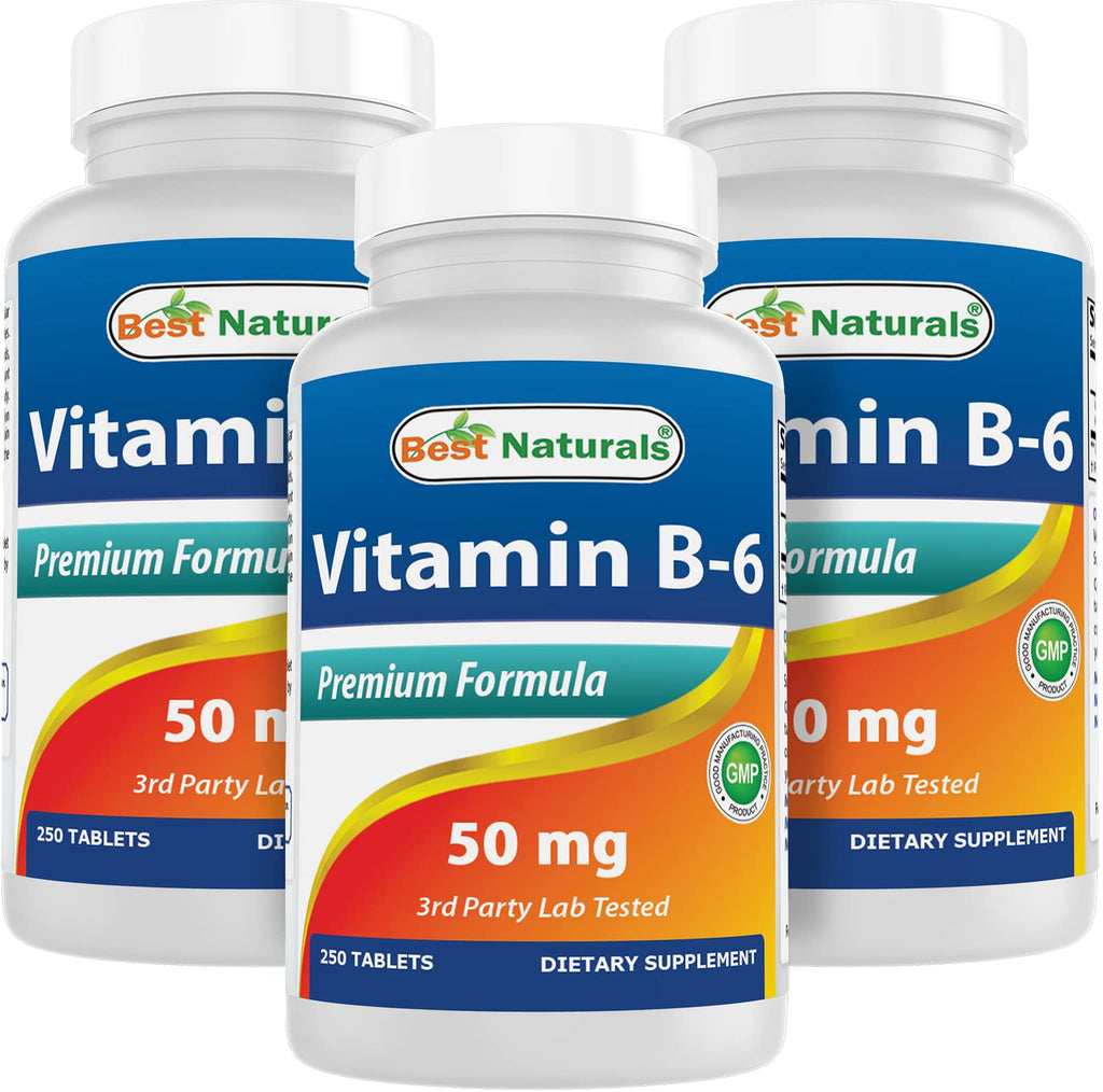 Vitamin B6 50 mg tablets