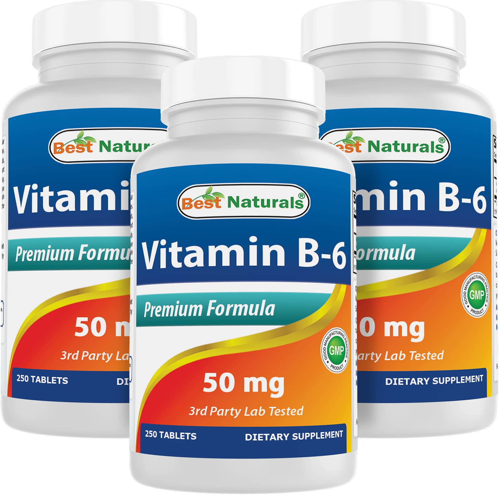 Vitamin B6 50 mg tablets