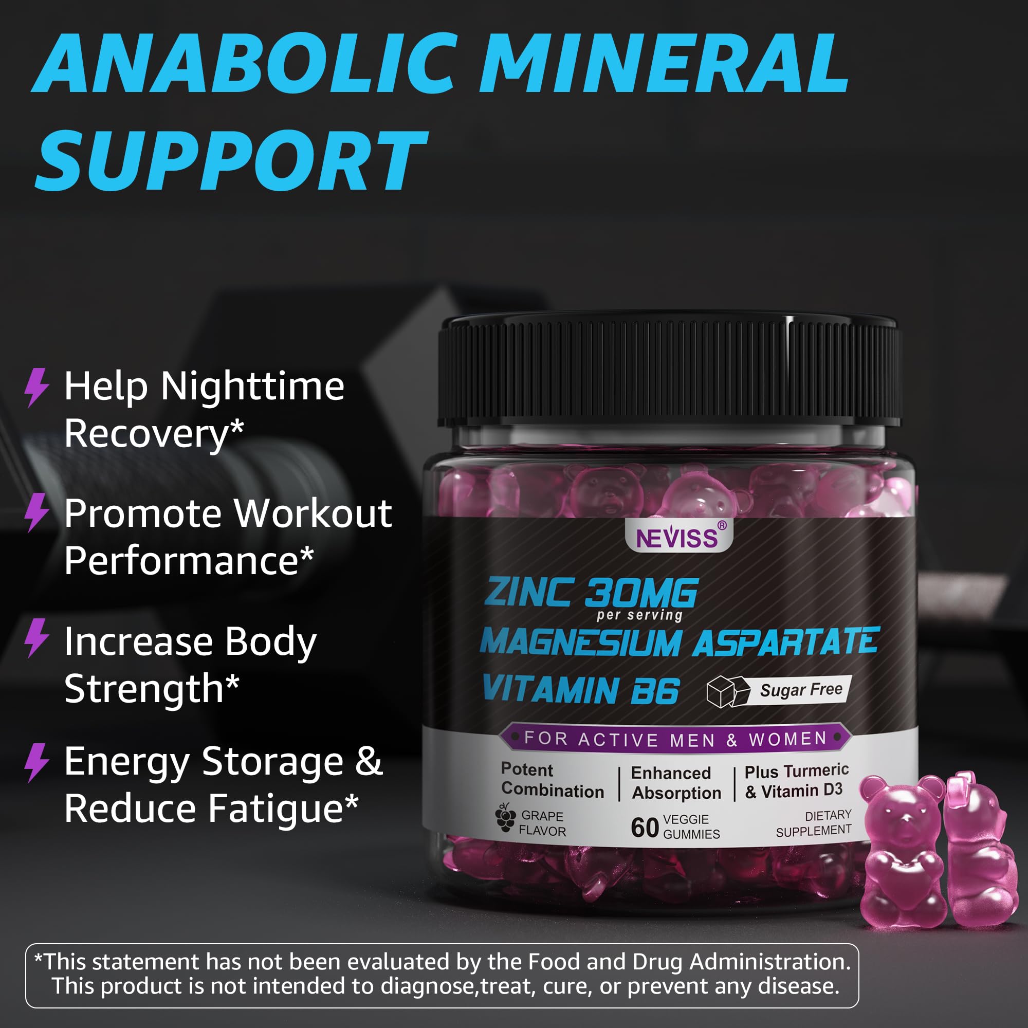 vitamin B6 and B12 gummies for energy