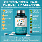 Vitamin B6 capsules for focus