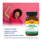 Vitamin B6 capsules for stress relief