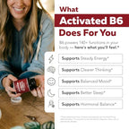 Vitamin B6 capsules for stress relief