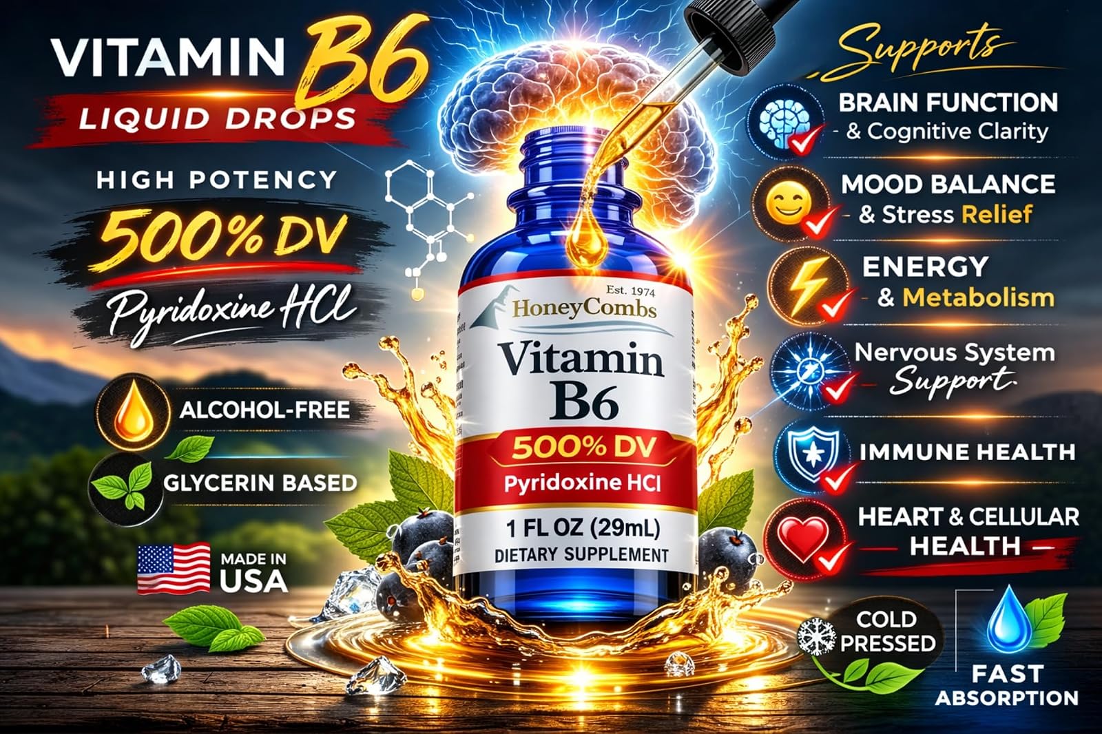vitamin B6 drops for daily wellness