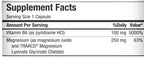 Vitamin B6 enriched magnesium for better sleep