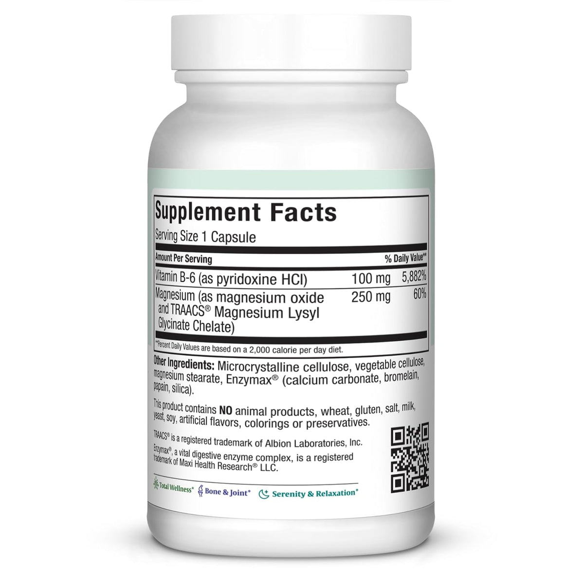 Vitamin B6 enriched magnesium for energy