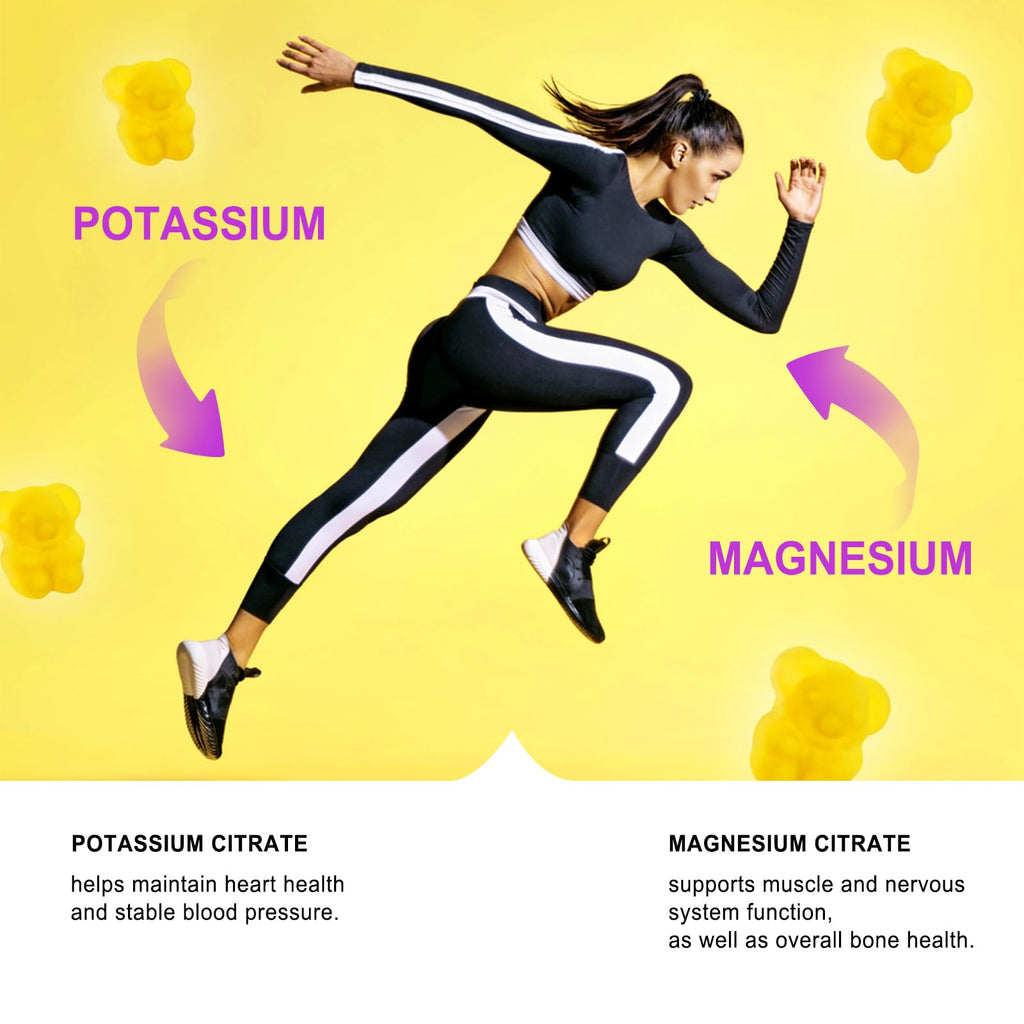 Vitamin B6 enriched magnesium gummies