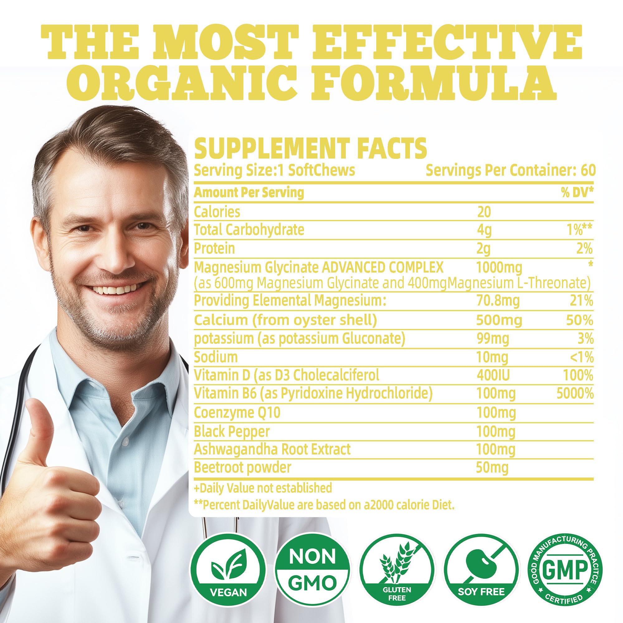 vitamin B6 enriched magnesium soft chews