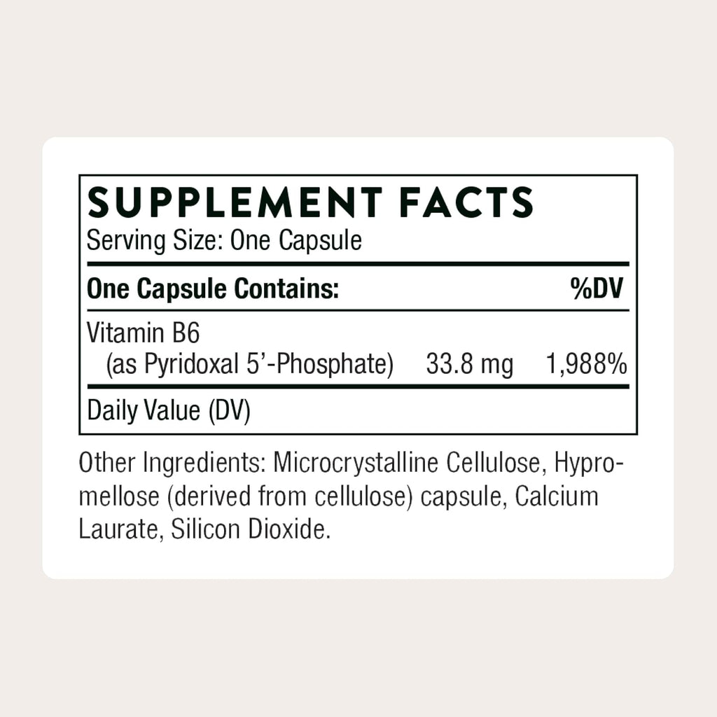 Vitamin B6 for energy support
