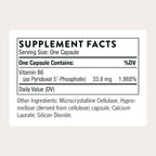 Vitamin B6 for energy support