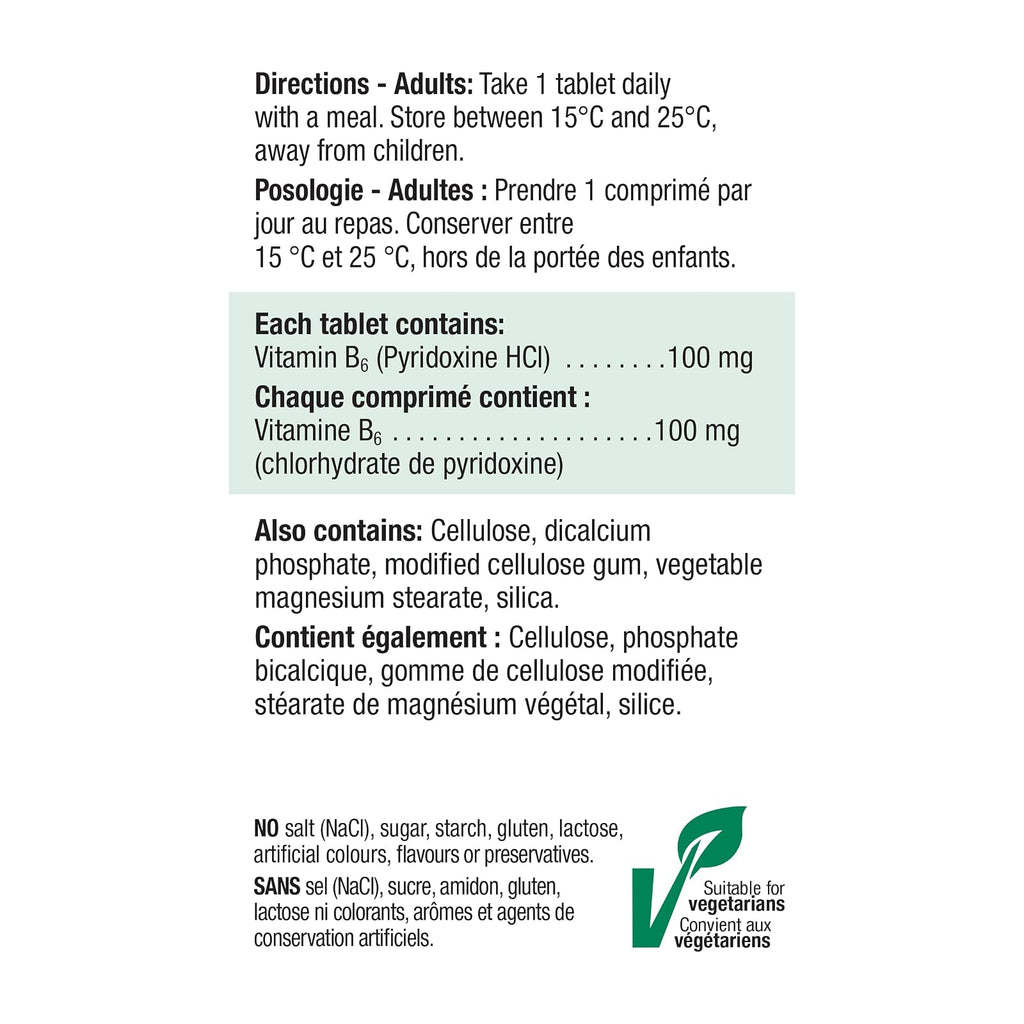 Vitamin B6 for energy support