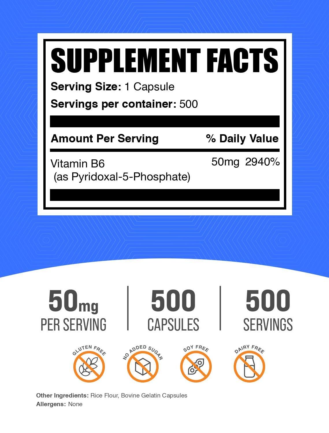 Vitamin B6 for energy support