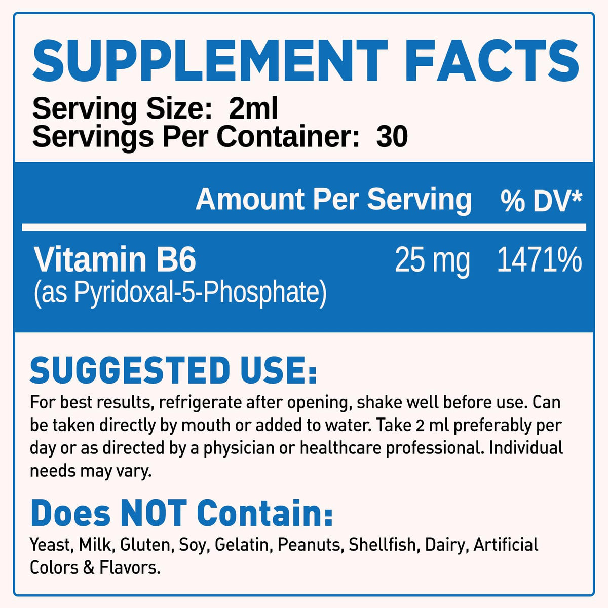 Vitamin B6 for energy support