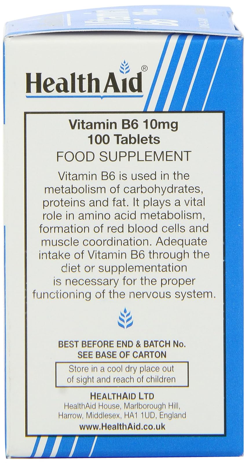 Vitamin B6 for energy support