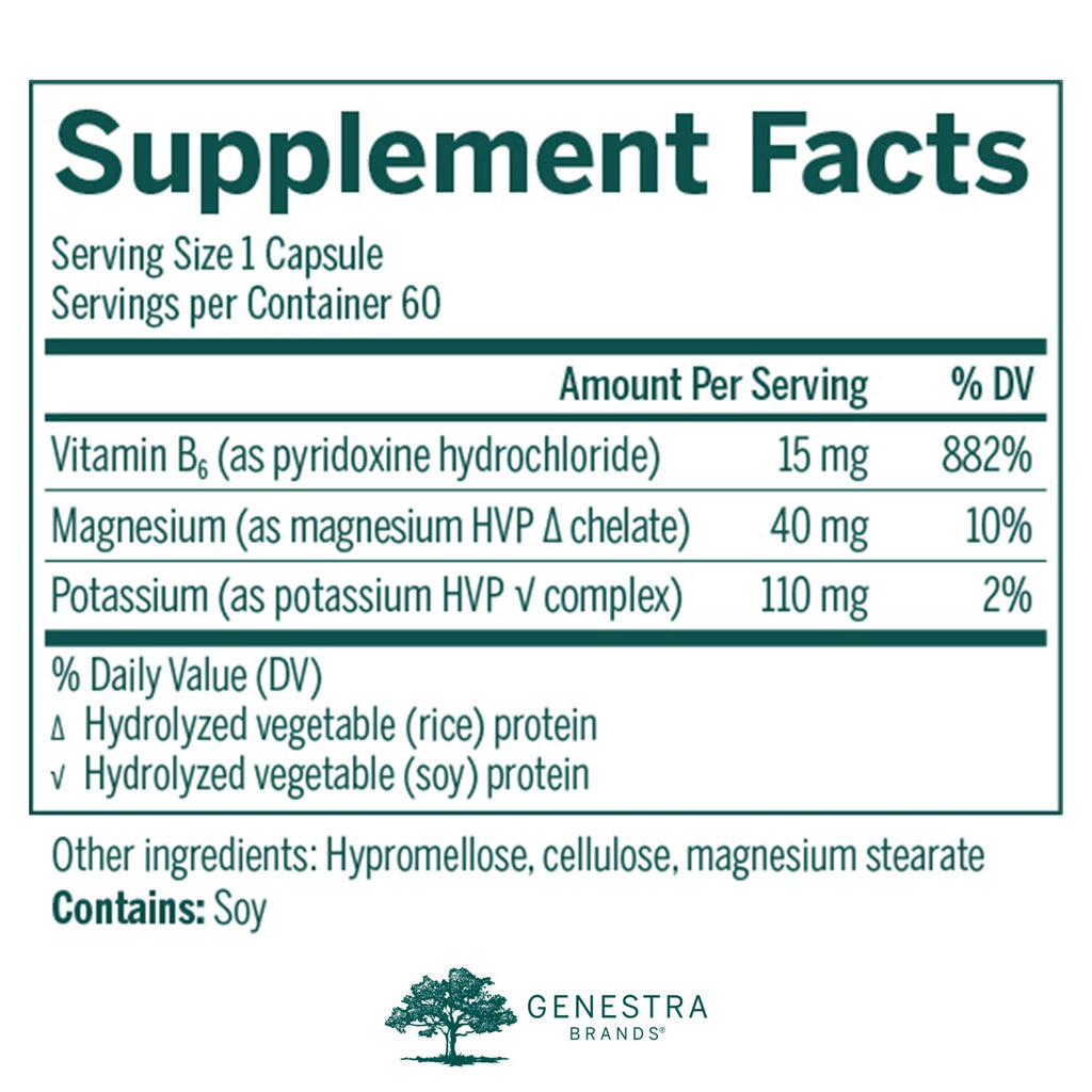 Vitamin B6 for enhanced wellness