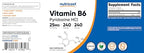 Vitamin B6 for overall wellness