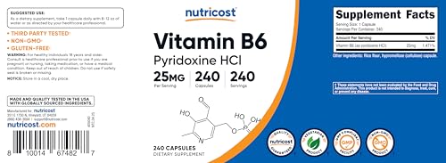 Vitamin B6 for overall wellness
