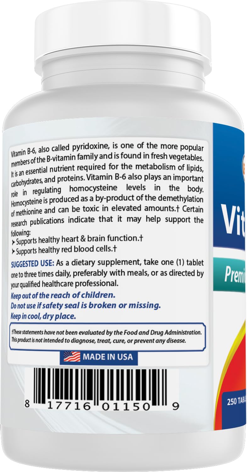 Vitamin B6 for overall wellness