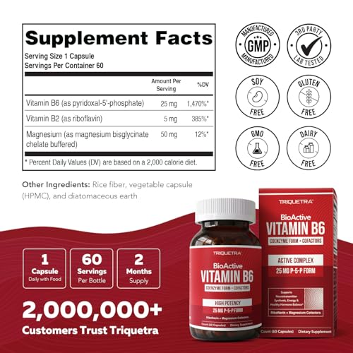 Vitamin B6 for overall wellness