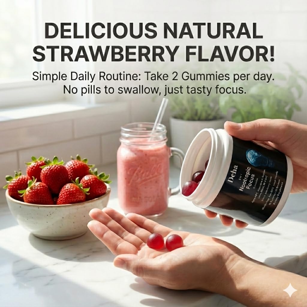 Vitamin B6 gummies for cognitive support