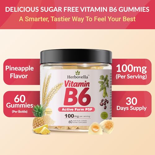 Vitamin B6 gummies for stress relief