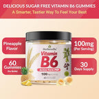Vitamin B6 gummies for stress relief