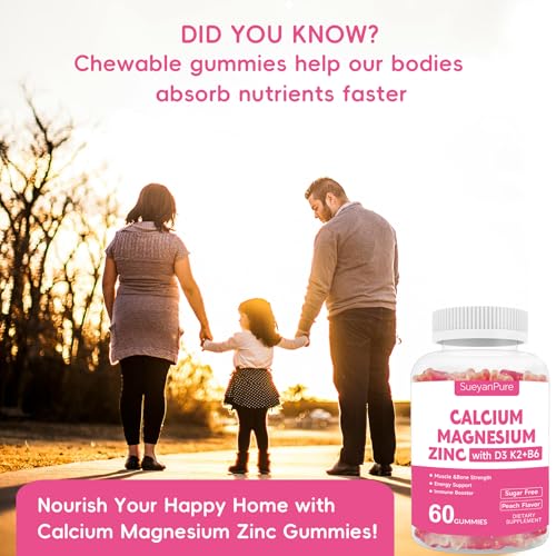 vitamin B6 infused calcium gummies