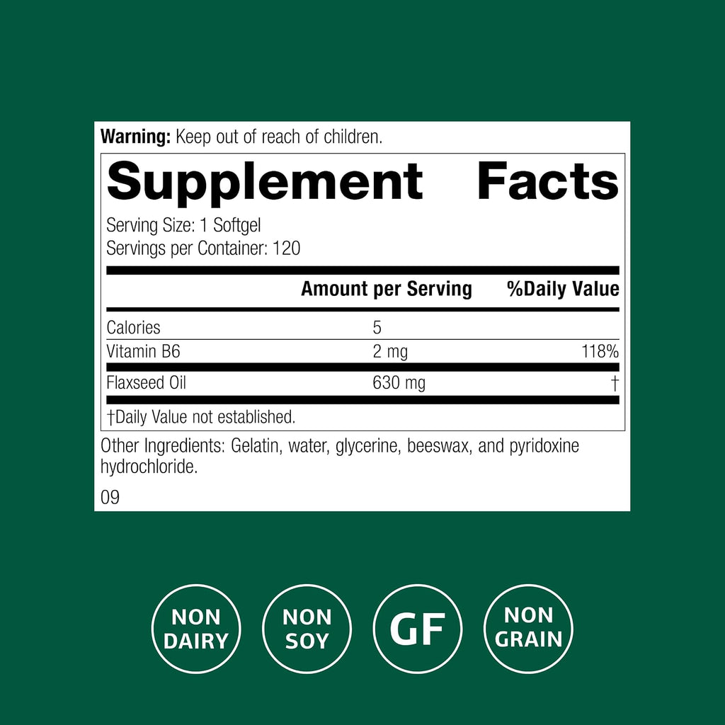Vitamin B6 softgels for energy