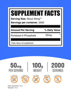 Vitamin B6 supplement for energy