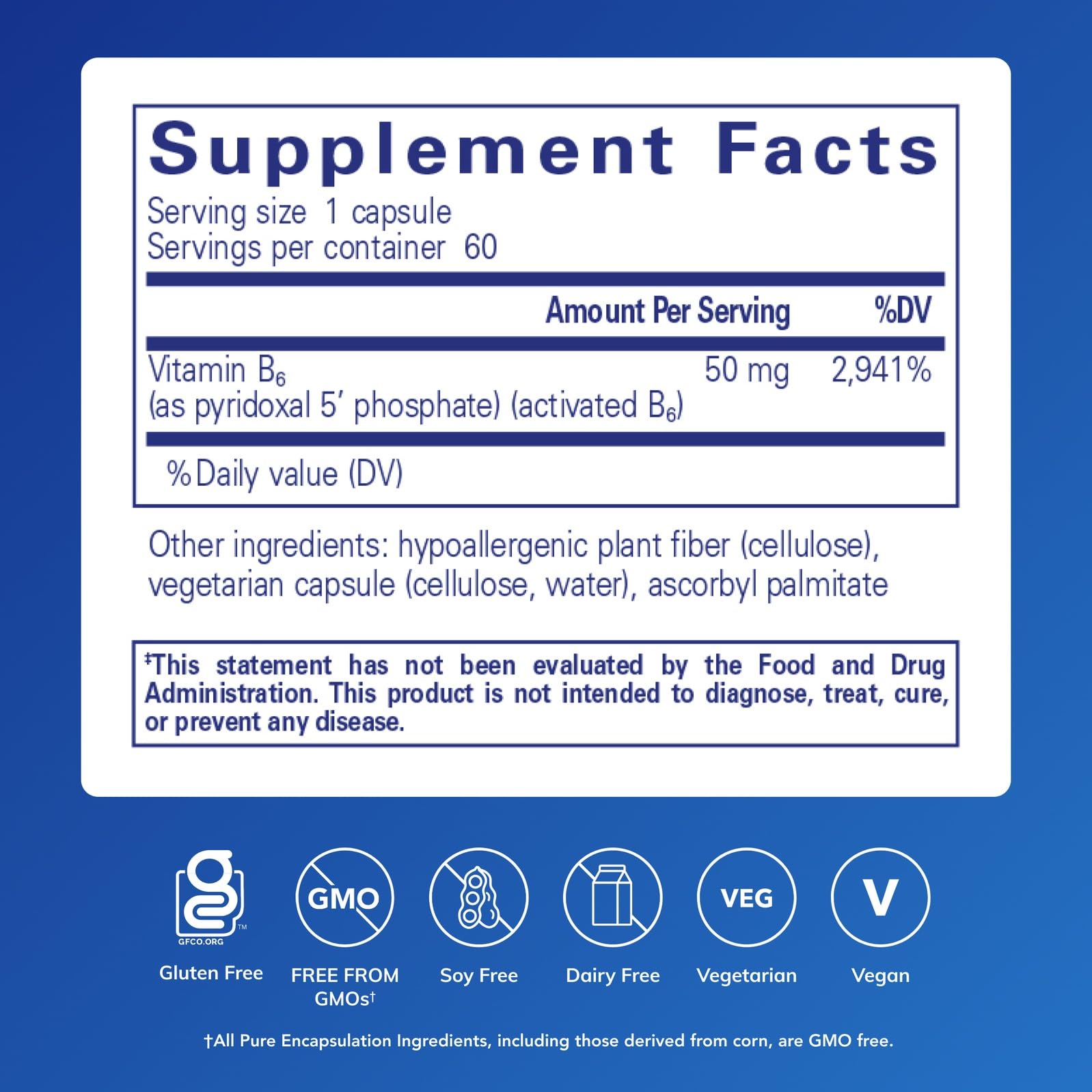 Vitamin B6 supplement for energy