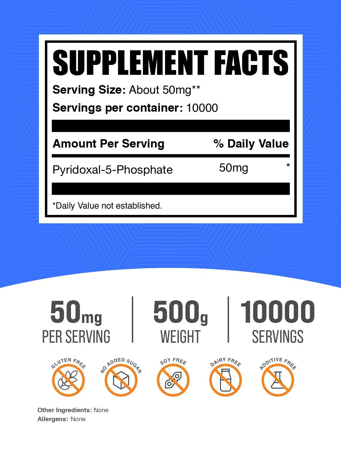 Vitamin B6 supplement for energy